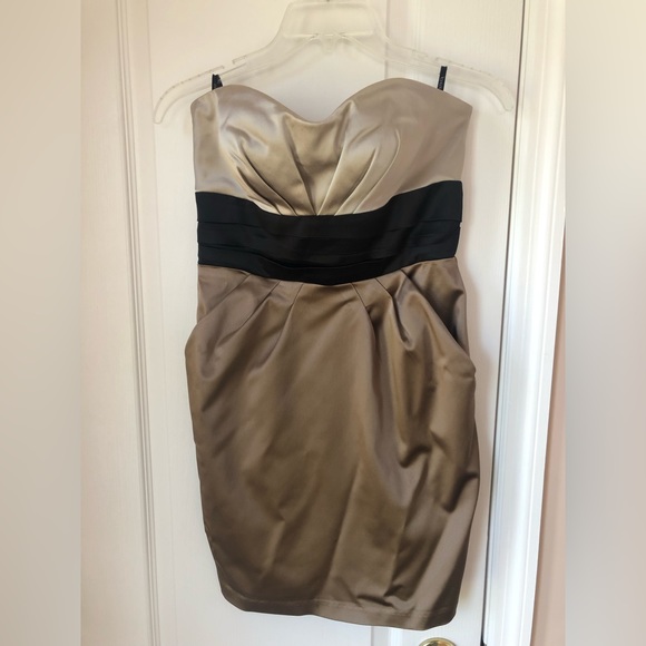 bebe | Dresses | Bebe Strapless Cocktail Dress | Poshmark